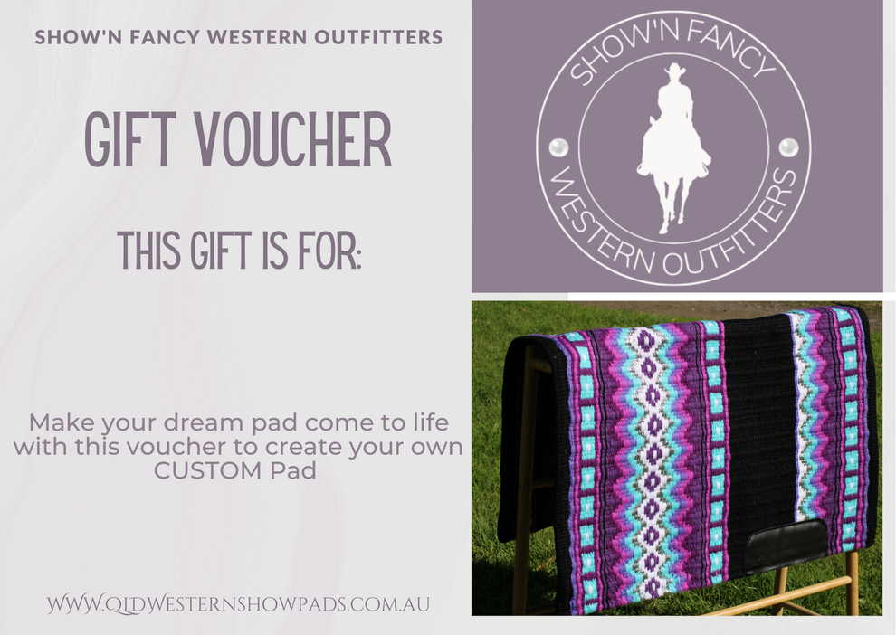 Show'N Fancy Gift Voucher – Show'n Fancy Western Outfitters